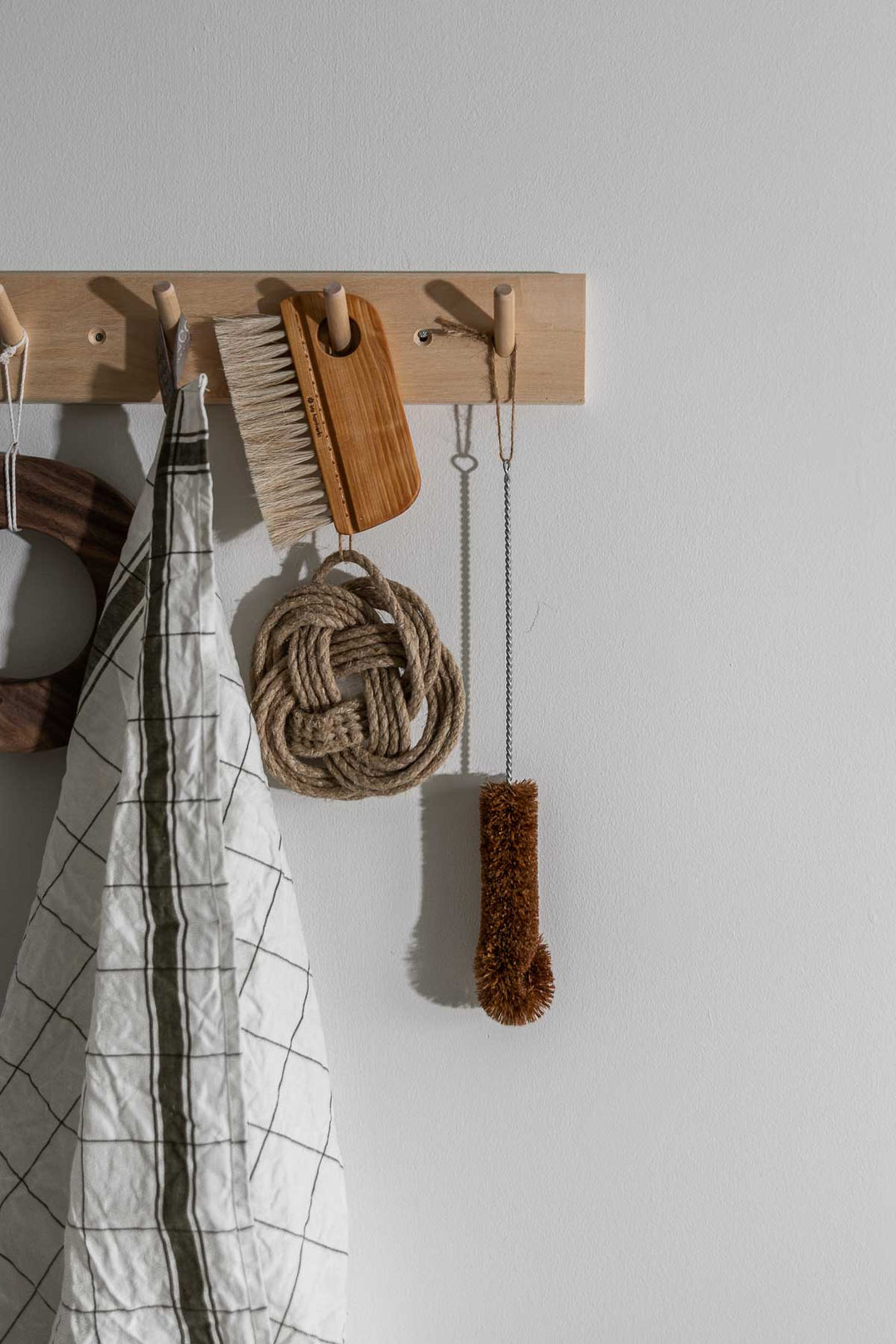 Knaggrekke - 4 knagger 39cm Bjørk – Bolina