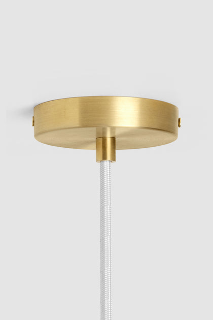 Taklampe - Vuelta Pendant 100 White/Brass – Bolina