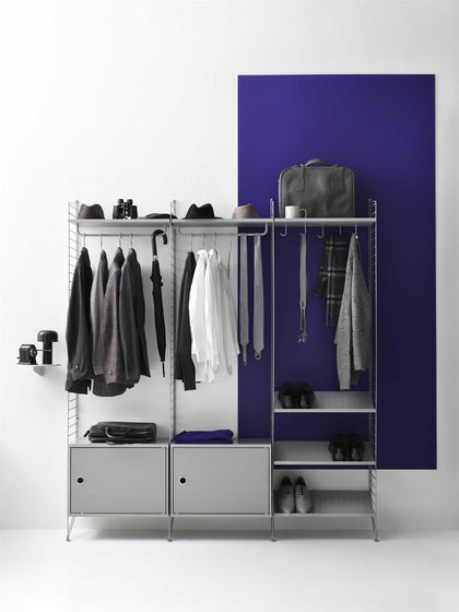 Skohylle - Metall 58x30 Sort – Bolina