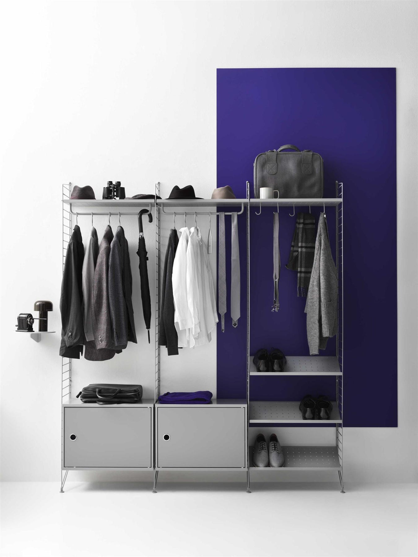 Skohylle | Metall 58x30 Sort – Bolina